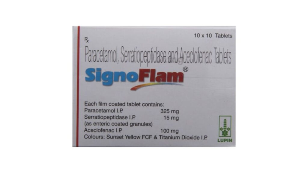 Signoflam Tablet Composition, Uses, Dosage & Price - ArogyaOnline.in