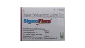 Signoflam Tablet Composition, Uses, Dosage & Price - ArogyaOnline.in