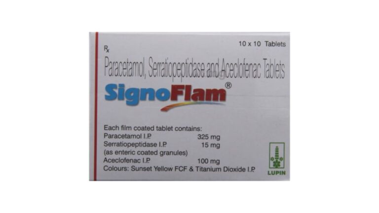 Signoflam Tablet Composition, Uses, Dosage & Price - ArogyaOnline.in